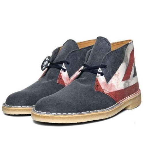 Clarks Originals Men X Desert Boots Union Jack Multi UK 12 / US 12.5 F ...