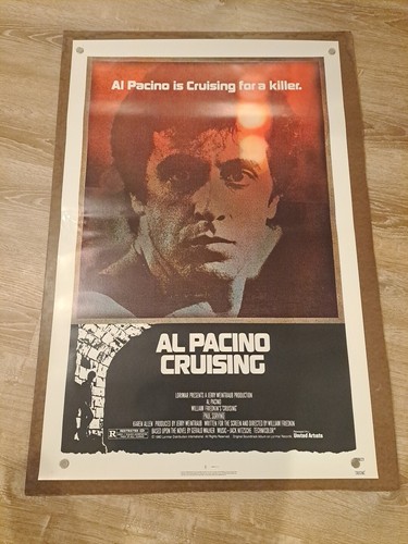 CRUISING ORIGINAL ROLLED 27x41 MOVIE POSTER 1980 AL PACINO WILLIAM ...