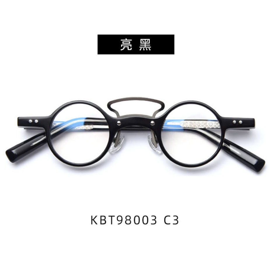 Japanese Literary Eyeglass Frames Personality Retro Round Luxury ...
