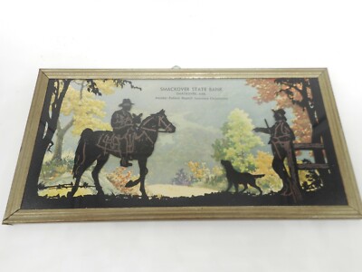 Vintage SMACKOVER AR ARKANSAS STATE BANK Advertising Framed Thermometer ...