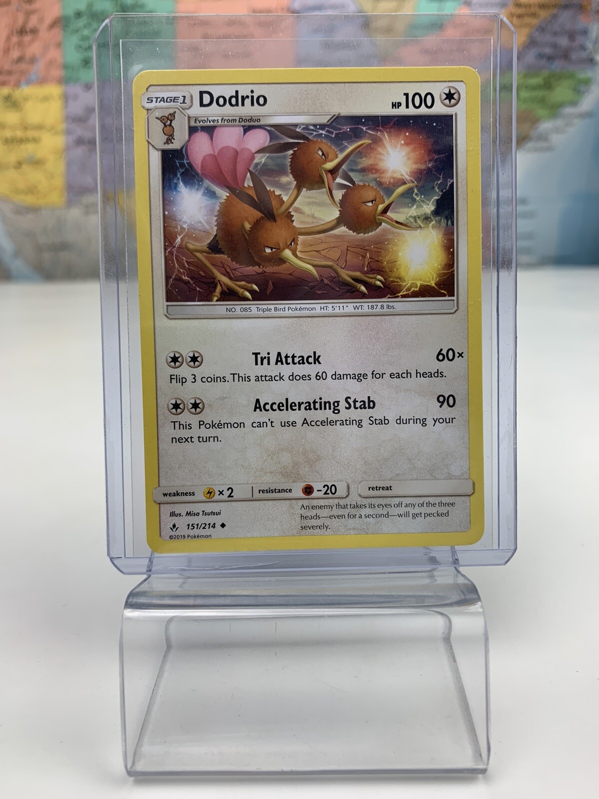 SHIPS SAME DAY Pokemon Card NM Dodrio 151/214 Stage 1 Normal Type 2019 ...