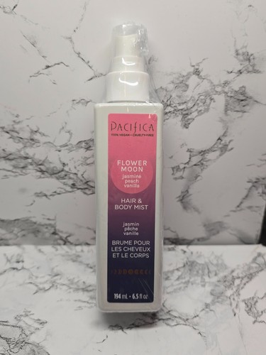 Pacifica Flower Moon Jasmine Peach Vanilla Hair Body Mist Spray 6.5 fl ...