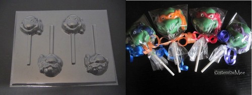 TEENAGE MUTANT NINJA TURTLE HEAD FACE TMNT Chocolate Candy Mold | eBay
