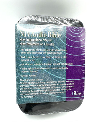Audio Bible New Testament Cassette Bible New International Version w ...