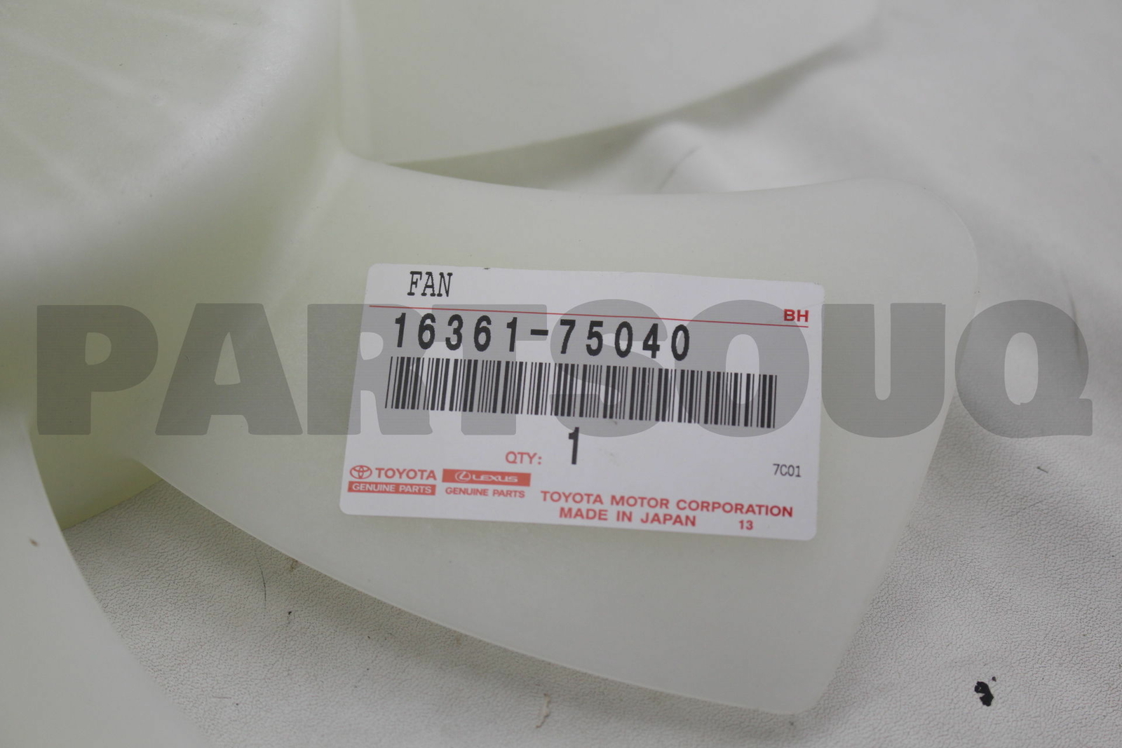 1636175040 Genuine Toyota FAN, NO.2 16361-75040 | eBay