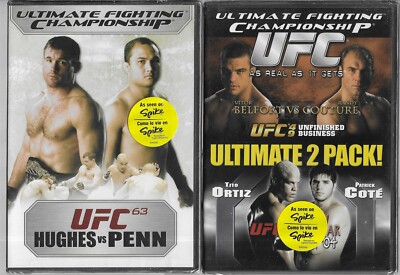 UFC / HUGHES VS PENN & BELFORT VS COUTURE + MORE ~ 2 DVDS BRAND NEW | eBay