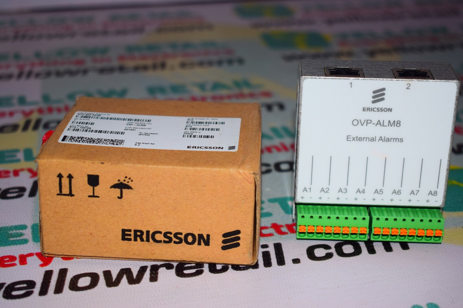 New ERICSSON OVP-ALM8 NFD 302 34/08 External Alarms NFD3023408 (4pcs ...