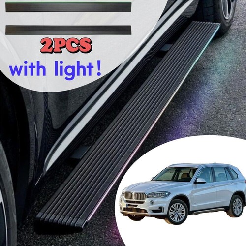 2PCS Power Side Steps Deployable Running Board For BMW X5 2010-2024 ...