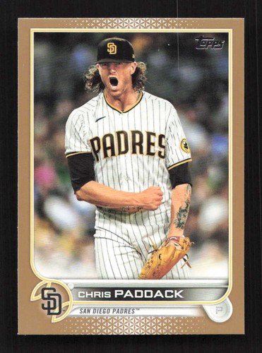 Chris Paddack SN2022 2022 Topps Gold San Diego Padres #593 | eBay