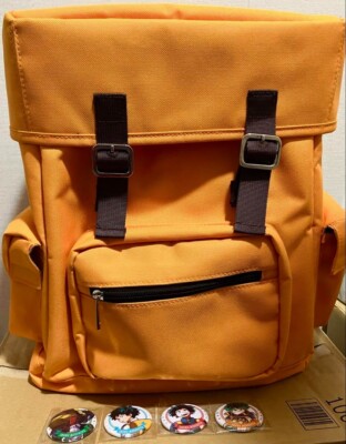 My Hero Academia Deku Yellow Backpack with Badge Limited Anime | eBay