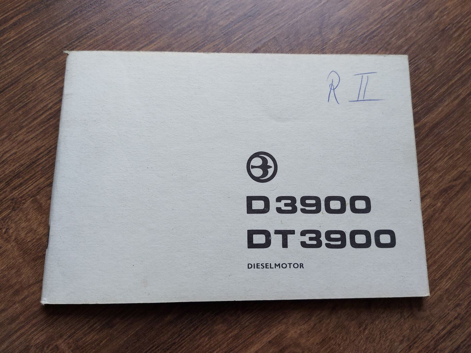 ORIGINAL BALCANCAR DIESELMOTOR MOTOR D3900 DT3900 ANLEITUNG KATALOG DDR ...