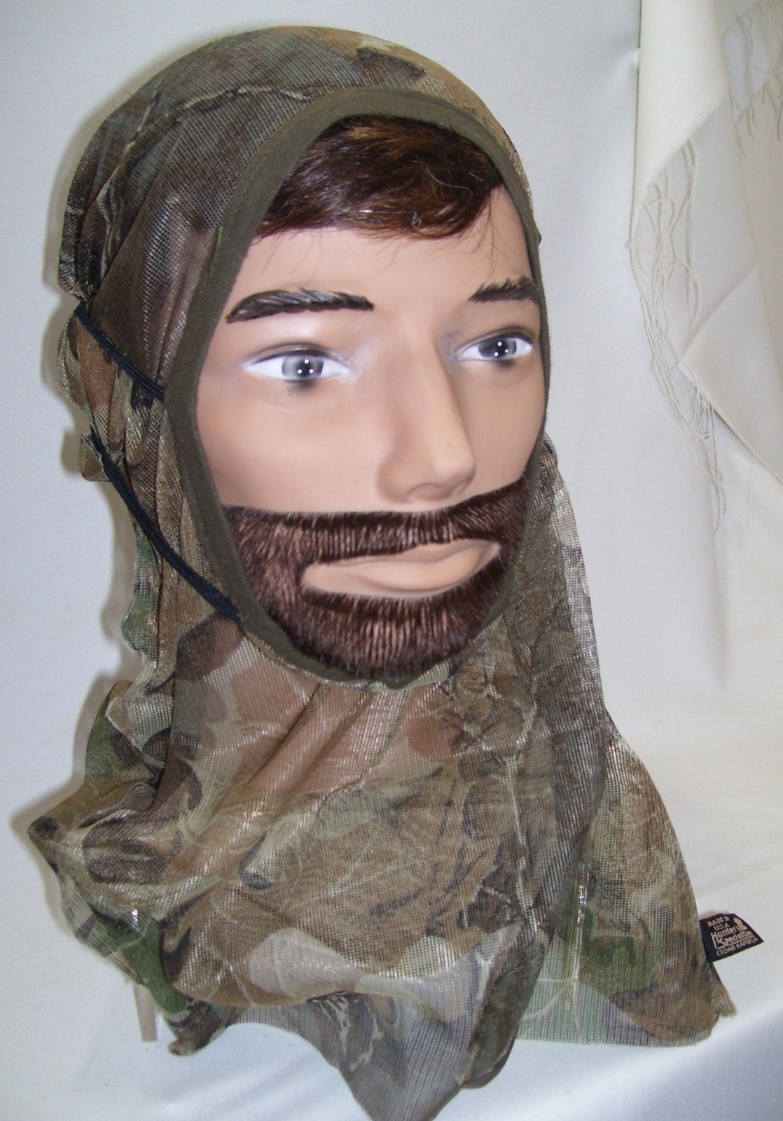 Tactical Head Gear Army Military Head Cover Face Hole Sheer Camouflage ...
