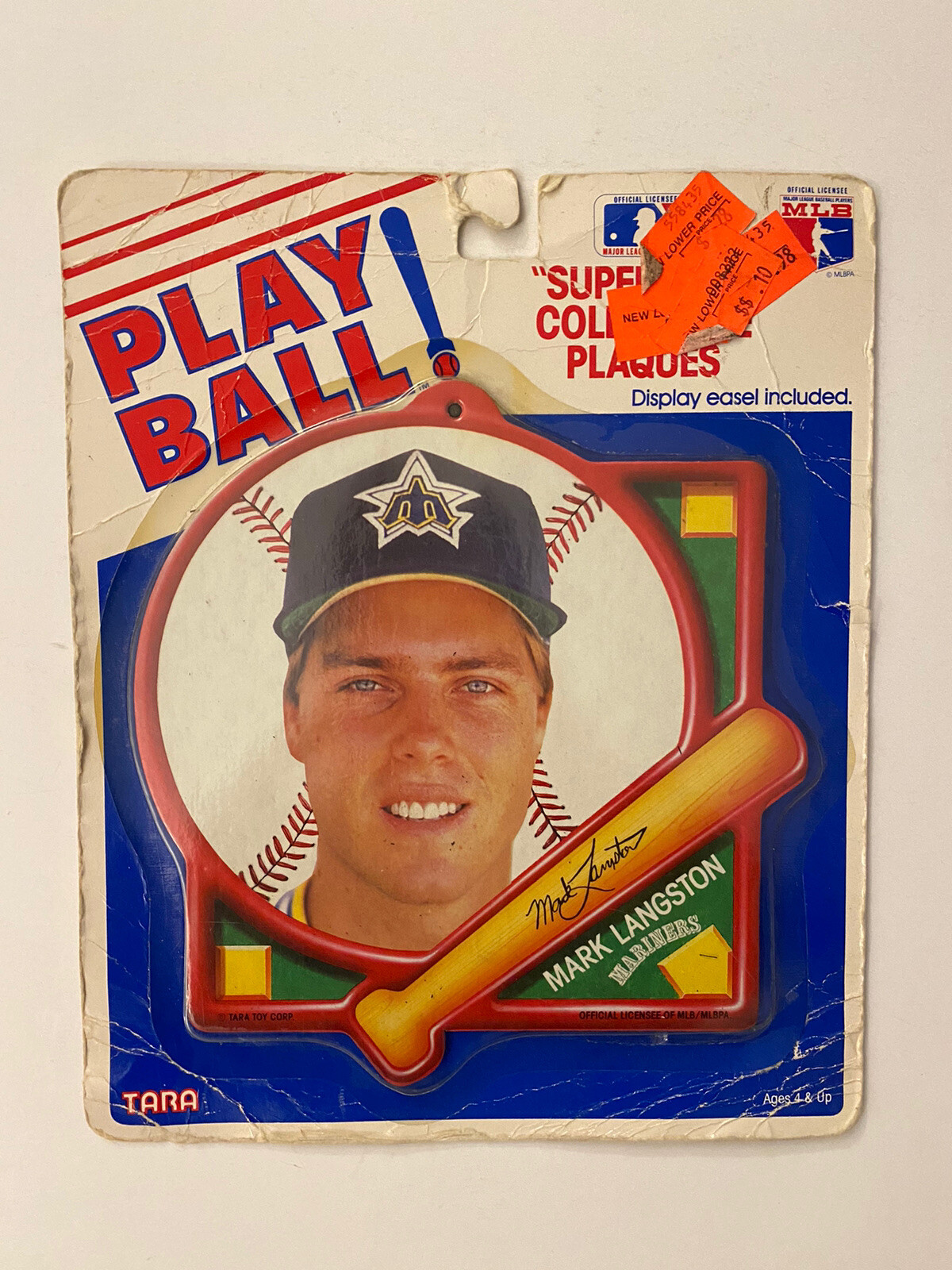 1989 Tara Toy Corp Play Ball MLB National League Superstars Plaque Mark ...