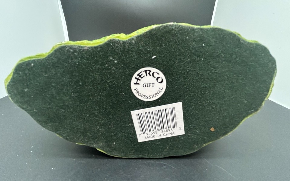 Herco Charming Frogs Dragonflies Daisies Flowers 3-D Plate Statue ...