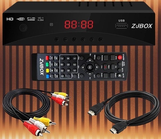 Digital TV Converter Box ATSC Cabal Box For Analog HDTV W/ TV Recording ...