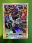 2022 Topps Series 2 SANDY LEON Cleveland Guardians Silver Foil Base ...