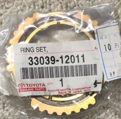 OEM Toyota Caldina Camry Ring Set Synchronizer NO.3 33039-12011 Genuine ...