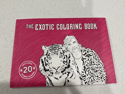Tiger King Joe Exotic Colouring Book | eBay Australia
