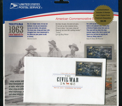4787 - 4788 Civil War Stamp Sheet Sealed With First Day Covers MNH | eBay