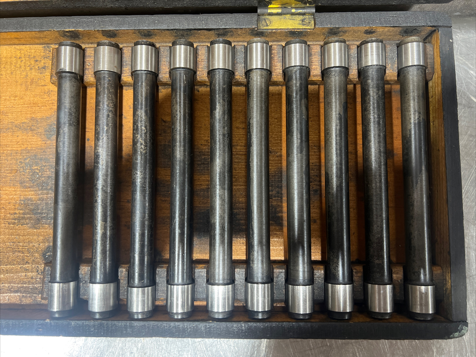 Vintage Machinist Tool Set. Pin Gage Set? Removed From Machine Shop ...