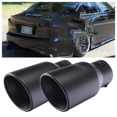 2x For Lexus IS250 IS350+ Car Exhaust Pipe Tip Rear Throat Muffler ...