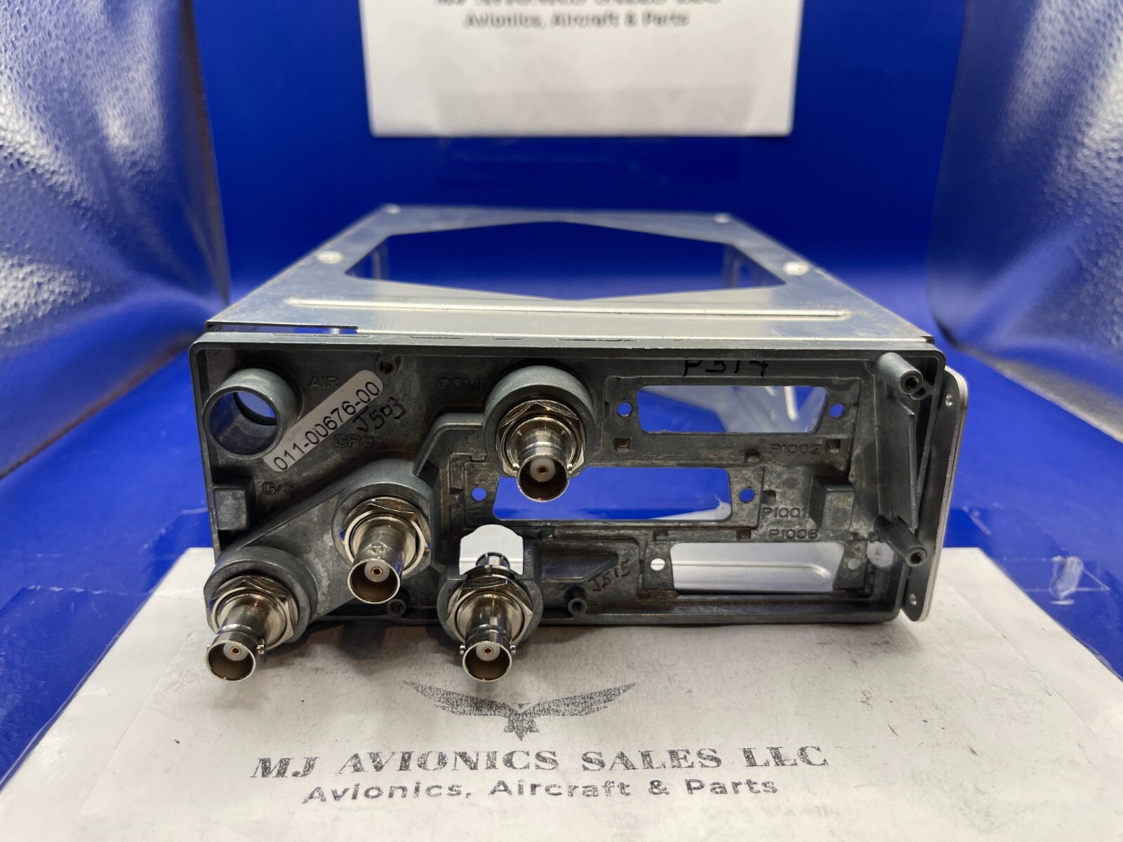 Garmin GNS 430/430W Mounting Rack P/N 115-00243-00 WITH BACKPLATE ...