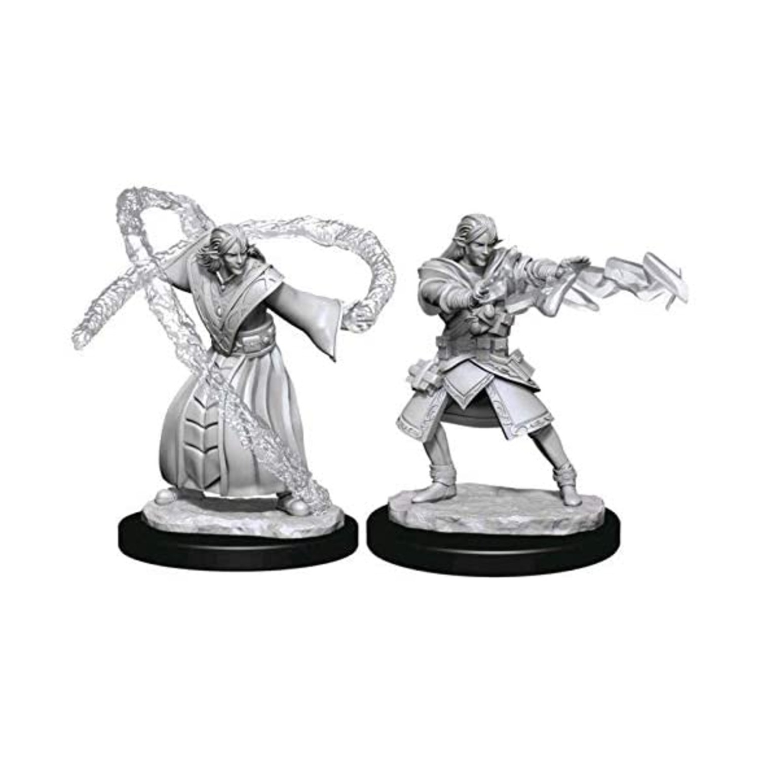 WizKids D&D Mini 28mm Elf Male Wizard #3 Pack New | eBay