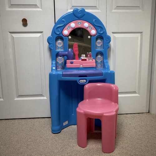 Little Tikes Ice Princess Magic Mirror Beauty Boutique Blue Lights ...