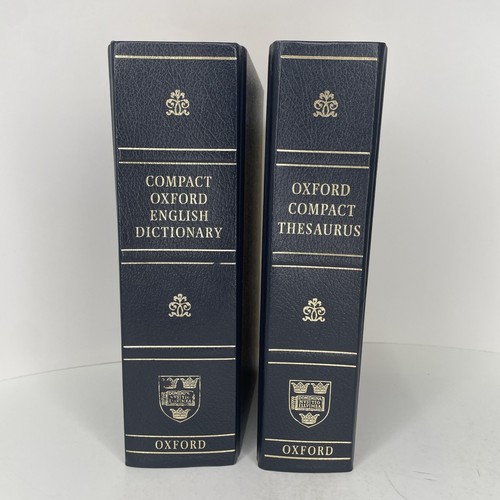 Compact Oxford English Dictionary & Thesaurus Set Hardcover (Revised ...