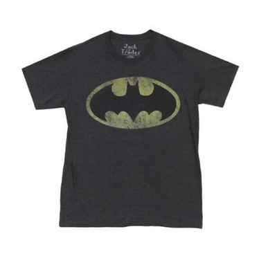 Batman Distressed Logo DC Comics Premium Adult T-Shirt | eBay