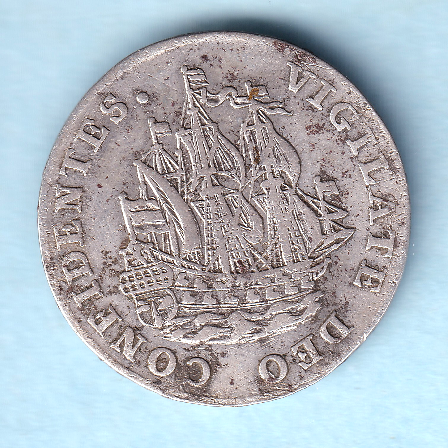 Netherlands - Holland.. 1759 6 Stuiver.. Ship.. VF | eBay