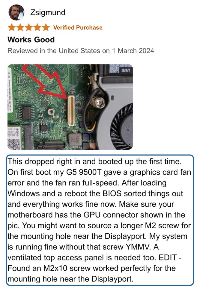 HP EliteDesk D Mini G4 G5 705 800 Dedicated GPU Graphic Card AMD RX 560 ...