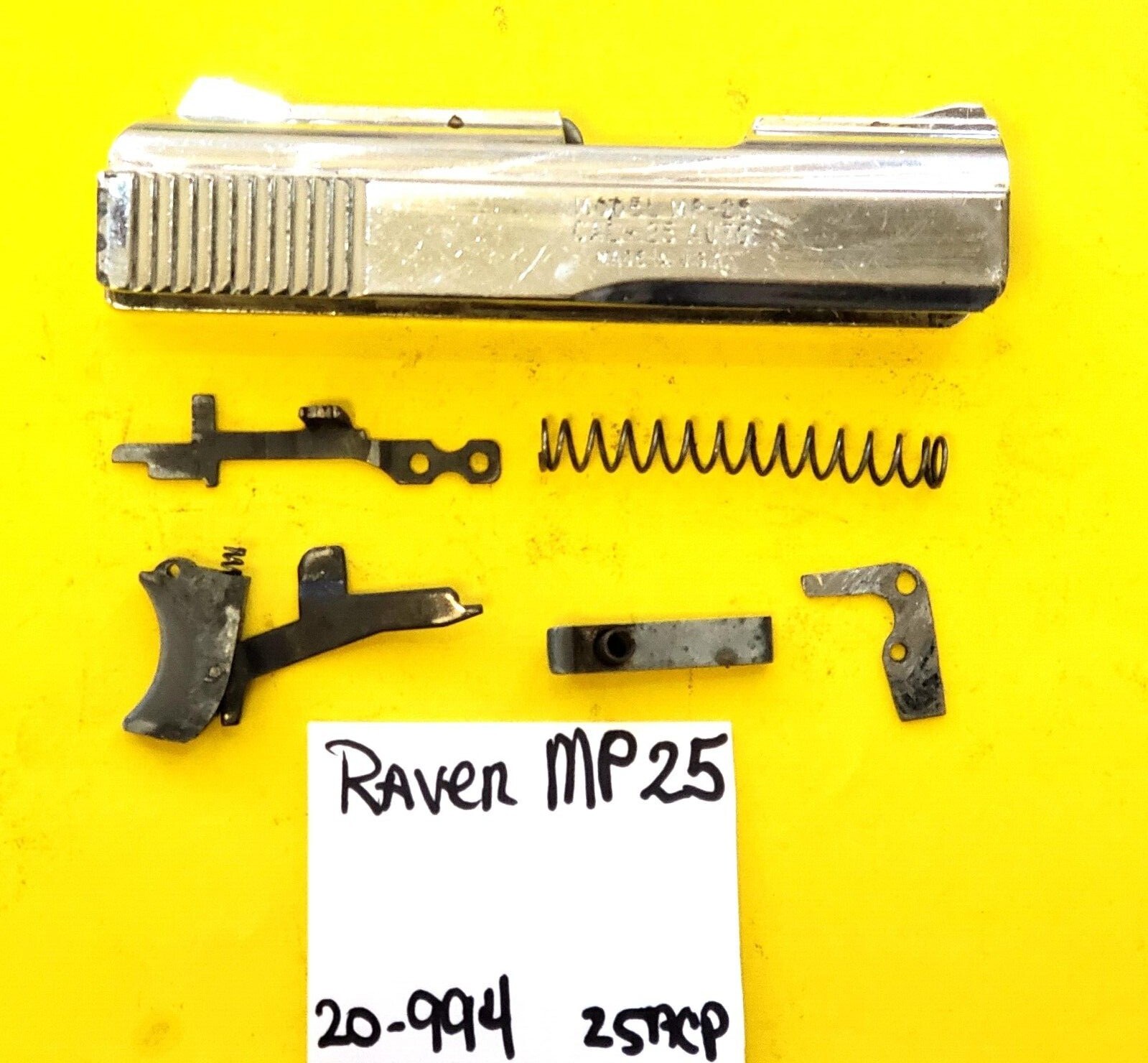 Raven MP-25 MP25 25ACP SLIDE, TRIGGER, MAGAZINE RELEASE 20-994 | eBay
