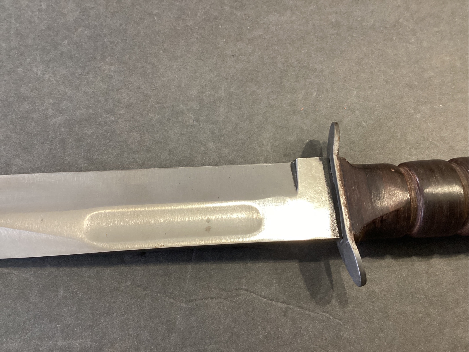 WWII WW2 RCC Robeson MK2 USN Ka-bar Fighting Knife Demilled Free Shape ...