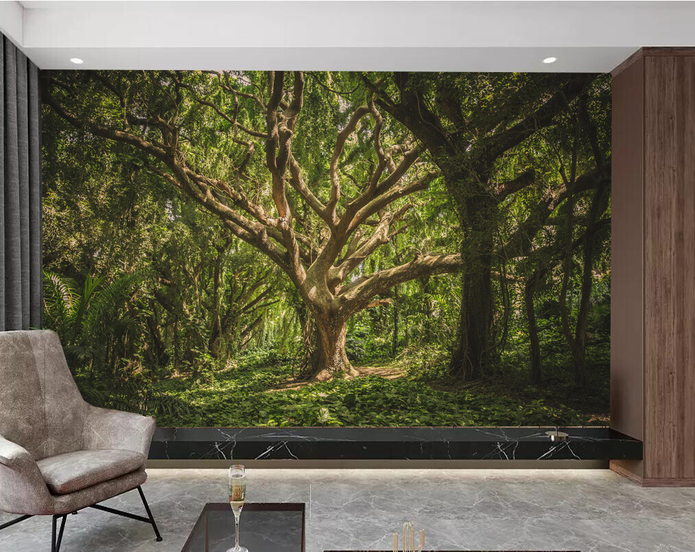 Tree Design Wallpapers Palm Tree Silver Italian Vinyl Wallpaper 9001