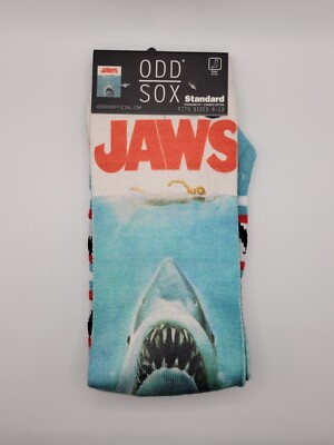 Odd Sox, Jaws, Fun Novelty Socks, Standard Crew Socks, Sizes 6-13 | eBay