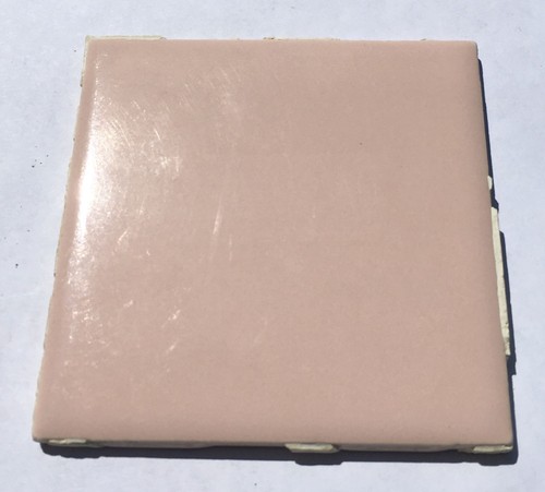 Peach/Coral 4x4 Vintage Ceramic Tile 'Robertson' -1Sq Ft- Salvaged | eBay