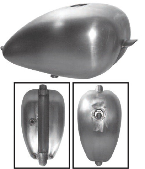 Mid-Tunnel Frisco Wassell Peanut Gas Tank - Harley Chopper Bobber ...