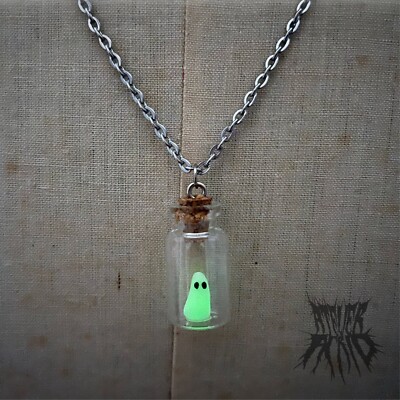 The Original Adopt-a-Ghost Necklace From Atelier Acrid. Cute Pet Ghost ...