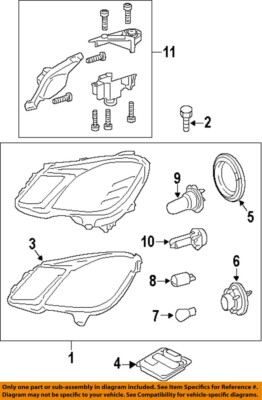 Headlight Head Light Lamp-Headlamp Assembly Bolt 0009909000 | eBay