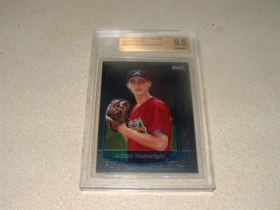 2000 BOWMAN CHROME DRAFT PICKS ADAM WAINWRIGHT ROOKIE CARD BGS 9.5 GEM ...