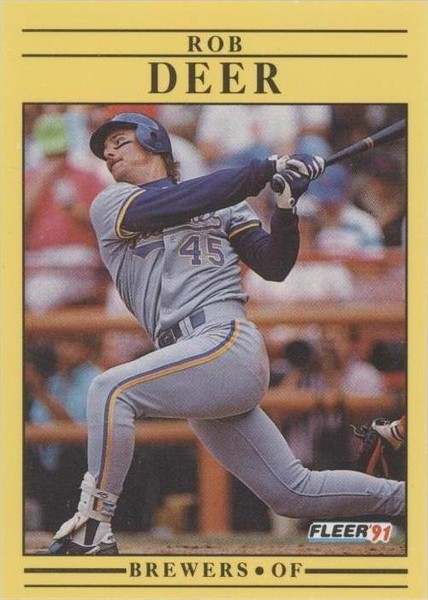 1991 Fleer - #580 Rob Deer for sale online | eBay