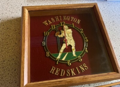 VERY RARE Washington Redskins Clock | eBay