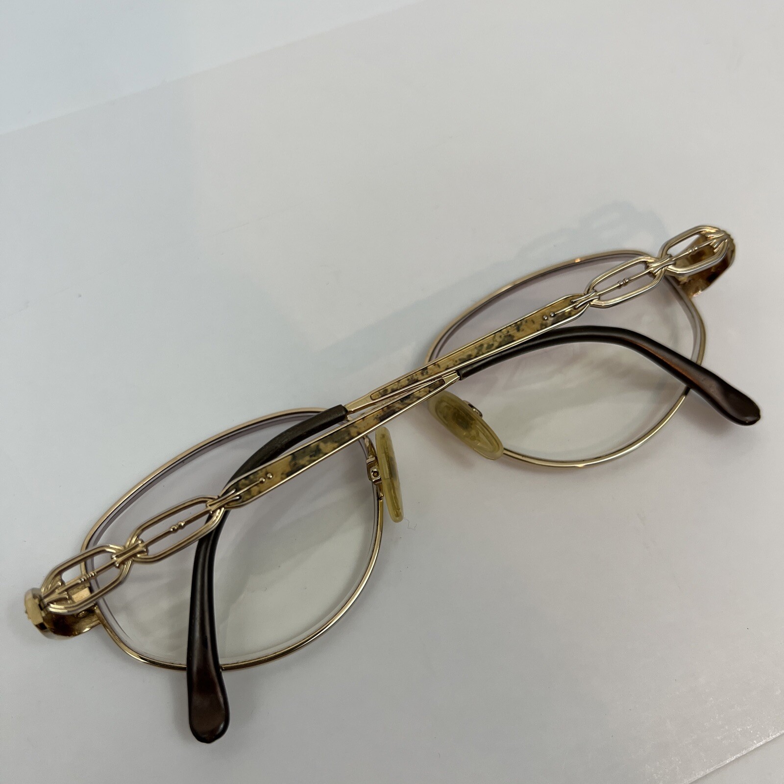 TURA Vintage RX Eye Wear Eyeglasses Frames 54-15-135M… - Gem