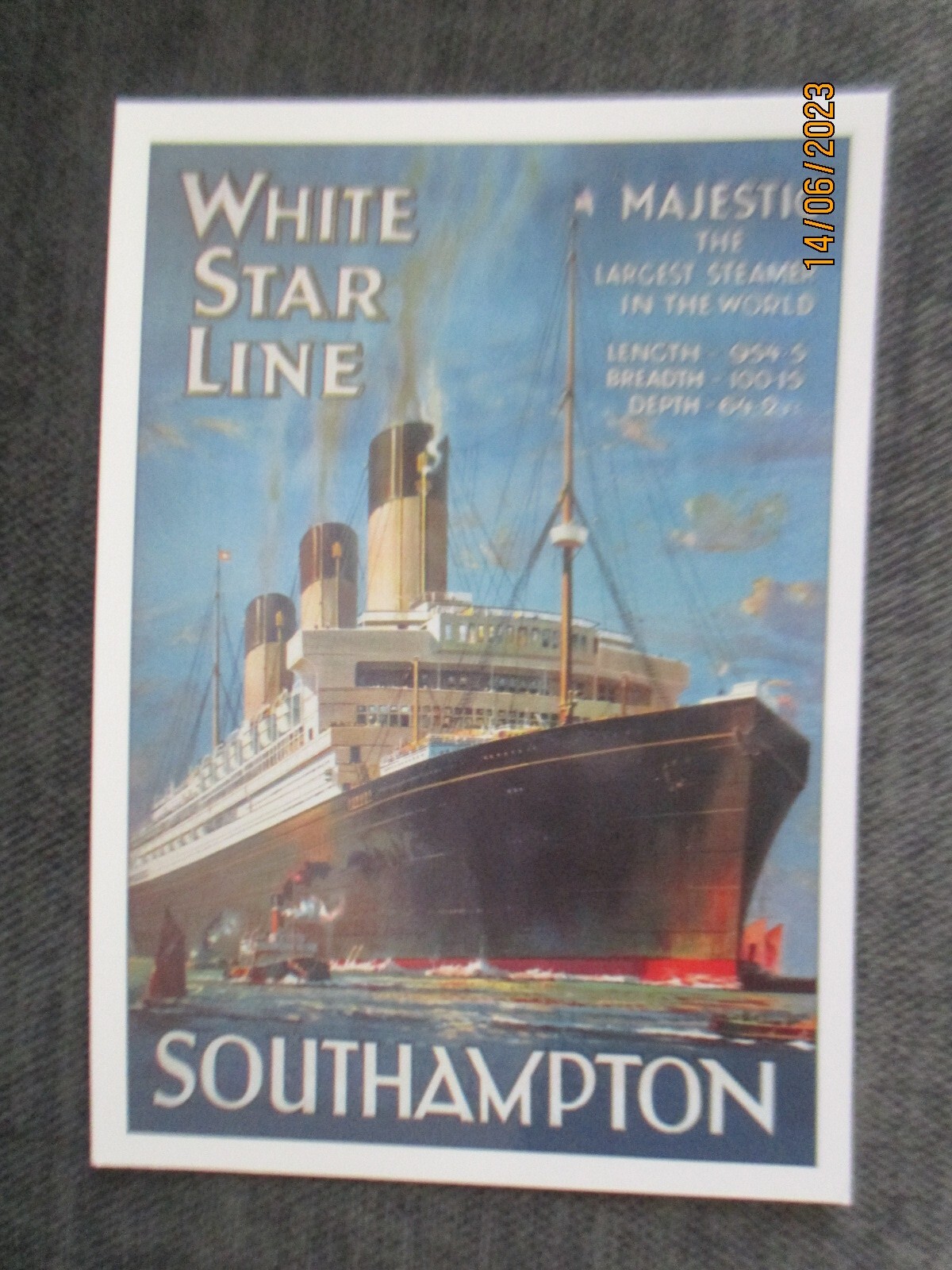 WHITE STAR LINE POSTERS DEPICTED MODERN REPRINT POSTCARDS X 4 | eBay UK