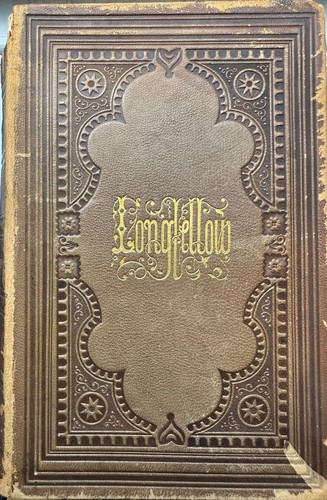 Rare 1862 Poems by Henry Wadsworth Longfellow Illustrated Leather ...