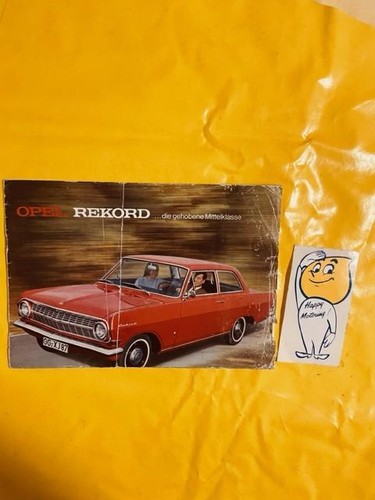 Original Infomappe Prospectus Brochure Opel Rekord A - La Élevé ...