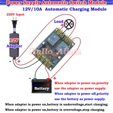 12v Battery Automatic Charging Switch Controller Module Protection ...