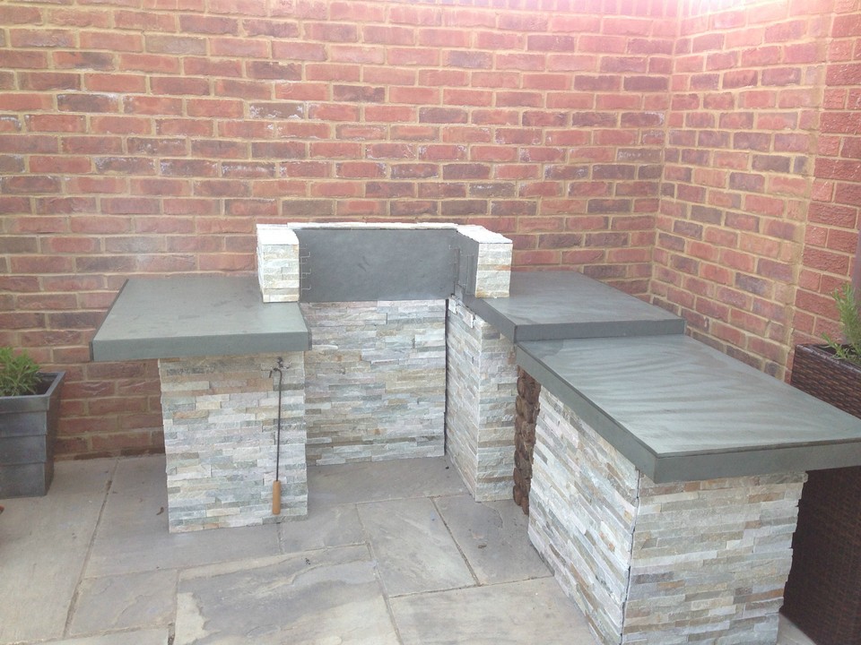 Oyster Split face Slate Wall Mosaic Cladding tiles ️ £999.00p sample ...