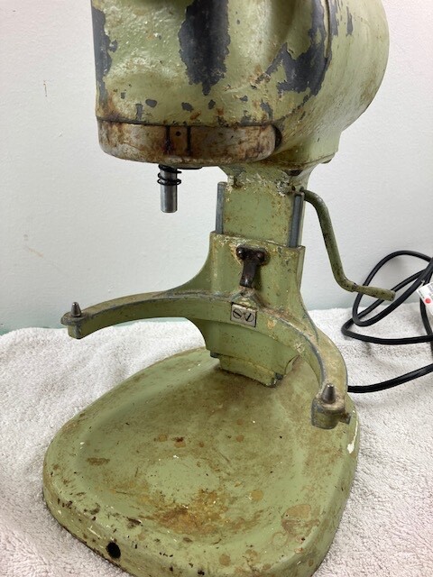Vtg Hobart Kitchenaid Model G Heavy Duty Commercial Mixer w/Attachments ...